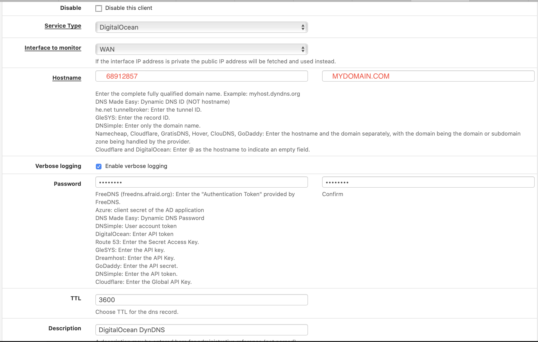 Bug #9602: Dynamic DNS with DigitalOcean not working - pfSense - pfSense bugtracker